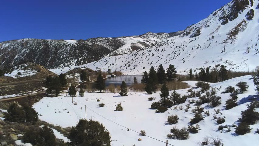 Snow capped mountains in the Sierra Nevada image - Free stock photo ...
