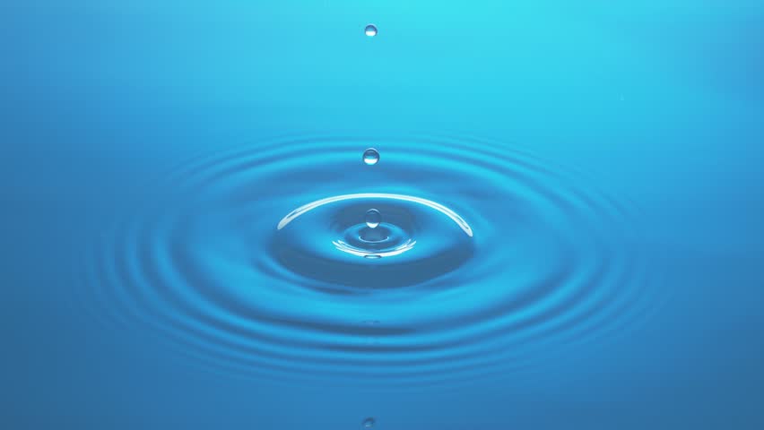 「Water Drop Hits Agitated Water」の動画素材（ロイヤリティフリー）34516942 | Shutterstock