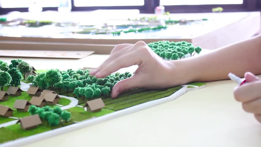 The Making of Landscape Model, Stock Footage Video (100% Royalty-free ...