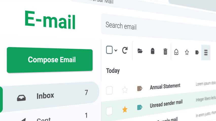 Email Inbox Stock Video Footage | Royalty Free Email Inbox Videos | Pond5