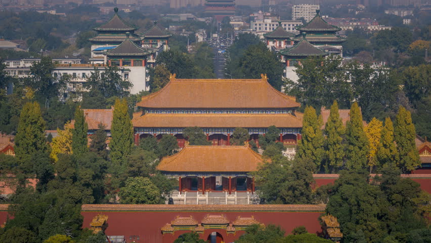 Jingshan Temple in Beijing, China image - Free stock photo - Public ...