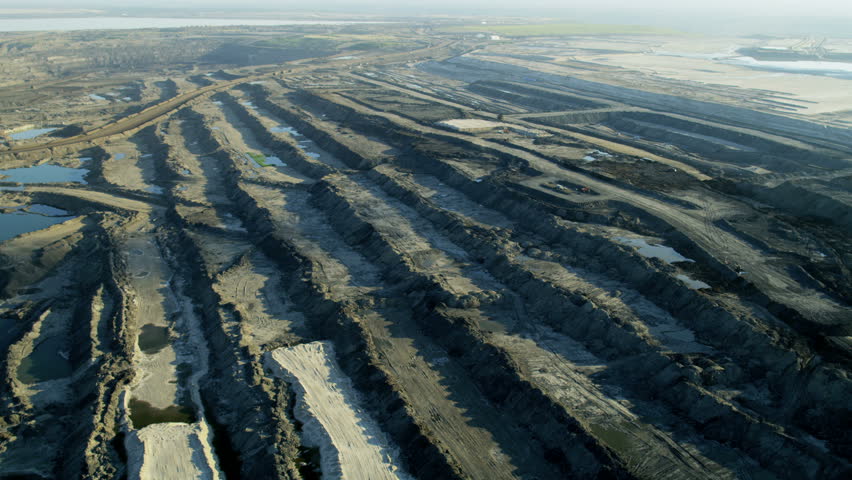 Aerial View of Mining in Stock Footage Video (100% Royalty-free ...