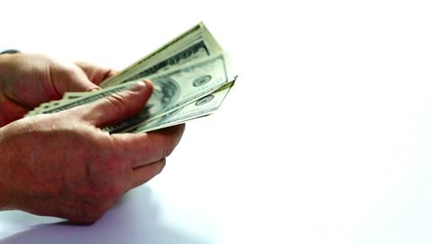 Recount Transfer Hand Hand American Paper Stock Footage Video (100% ...