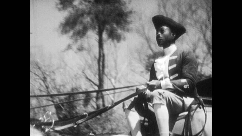 1940s slaves drives horse drawn carriage Stock Footage Video (100% ...