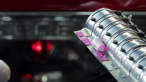 Bus Conductor Ticket Machine Inside Old Stock Footage Video (100% ...