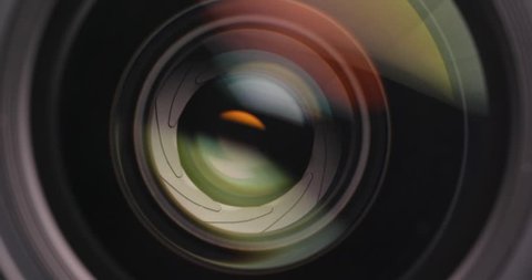 Turn Lens Video Camera Showing Zoom Stock Footage Video (100% Royalty ...