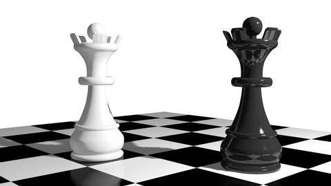 Black White Chess Board Chess Pieces Stock Vector (Royalty Free) 1666297078