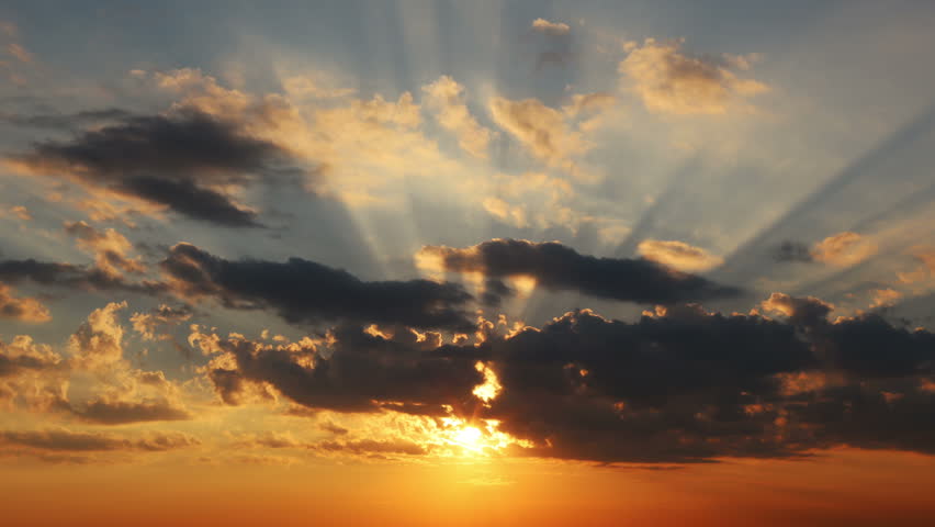 4k beautiful sunset time-lapse 4096x2304 photographed Stock Footage ...