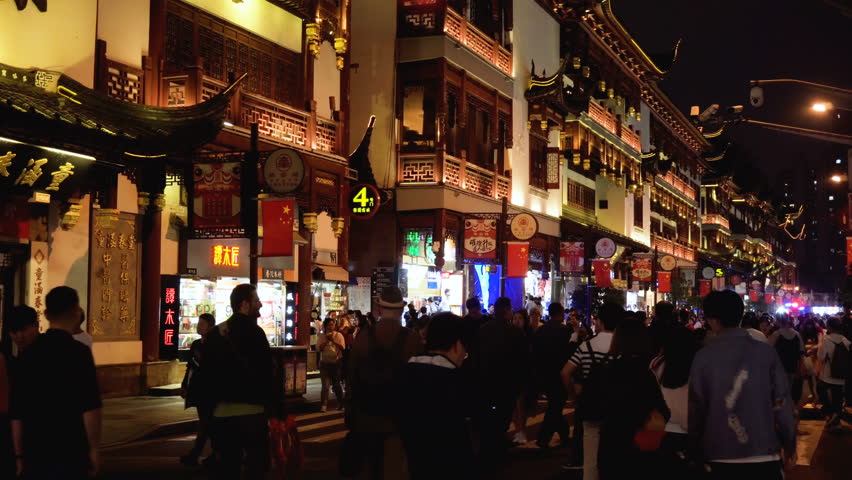 shanghai china - october 5 2017 Stock Footage Video (100% Royalty-free ...