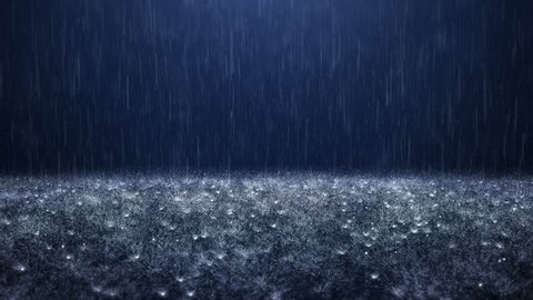Rain On Darkly Blue Background Stock Footage Video (100% Royalty-free ...
