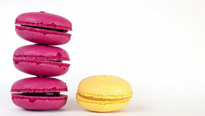 Macaroons, Cookies Animation, Stop Motion Stock Footage Video (100% ...
