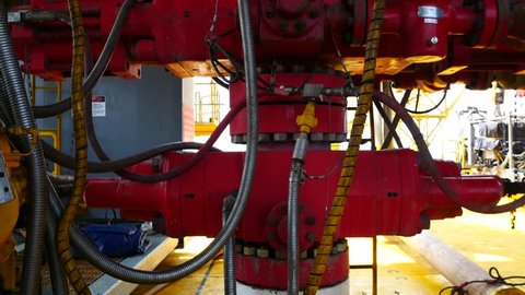 Blow Out Preventer Bop Offshore Drilling Stock Footage Video (100% ...