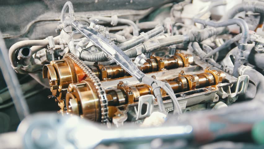 Car Engine with tubes and cylinders image - Free stock photo - Public ...