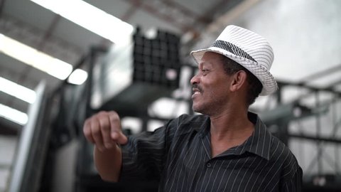 Brazilian Man Dancing Samba Sambista Stock Footage Video (100% Royalty ...