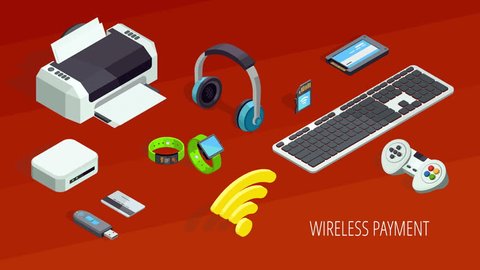 Computer Input Output Devices Icons Set Stock Vector (Royalty Free) 232712050 | Shutterstock