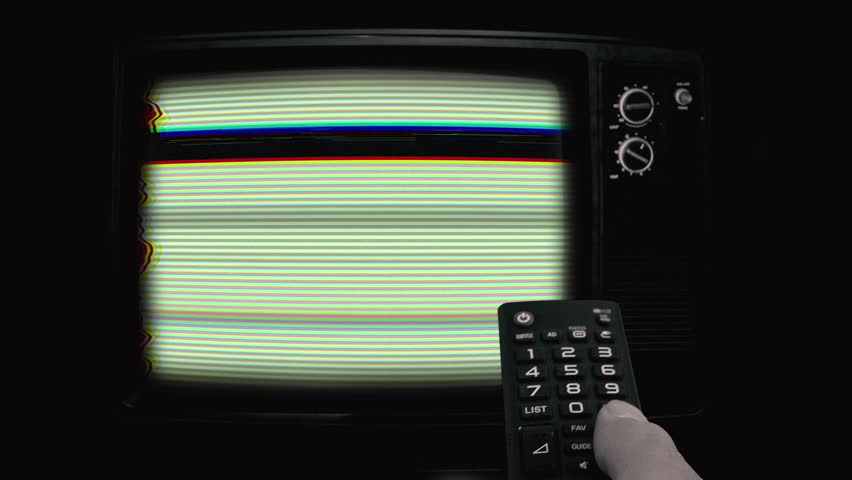 Changing Channels Tv Remote Old Stock Footage Video (100% Royalty-free ...
