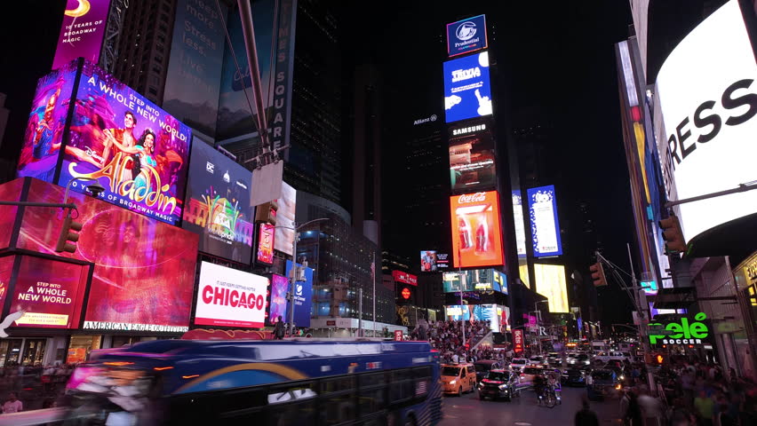 402 Times Square Green Screen Stock Video Footage - 4K and HD Video ...