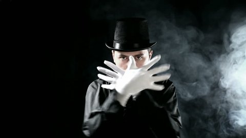 Young Illusionist Magician Fortune Teller Predicting Stock Photo (Edit ...