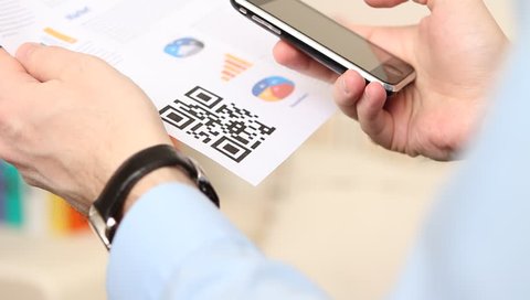 Id Qr Hand Holding Mobile Smartphone Stock Photo 1971342524 | Shutterstock