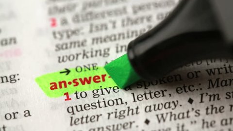 Dictionary Definition Word Summary Highlighted Green Stock Photo (Edit ...