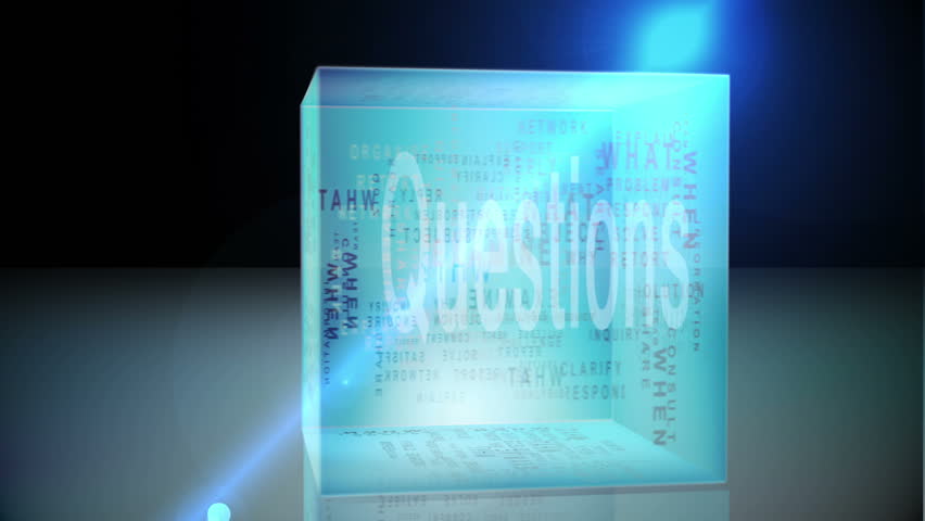 Questions and Answers Animation with Stock Footage Video (100% Royalty ...