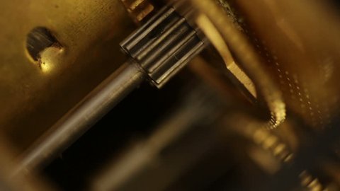 Gear Train Pendulum Clock Stock Footage Video (100% Royalty-free ...