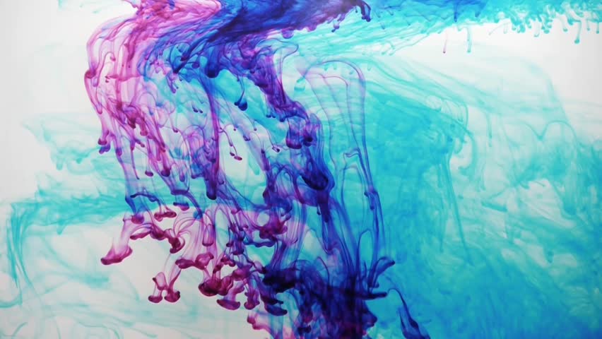 Different Colors of Ink in Stock Footage Video (100% Royalty-free ...