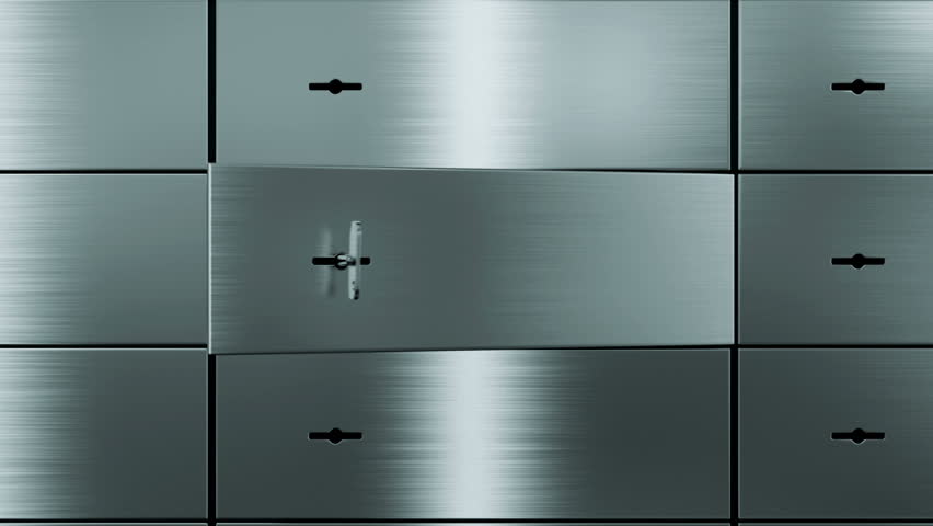 Opening Empty Safety Deposit Box, Stock Footage Video (100% Royalty ...