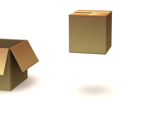 3d Boxes Building up with Stock Footage Video (100% Royalty-free ...