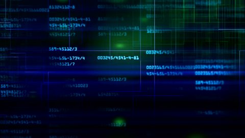 Technology Background Abstract Digital Code Motion Stock Footage Video ...