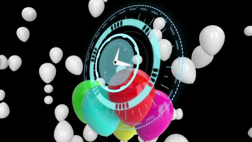 Download Balloons Countdown for New Year - Videohive - aedownload.com