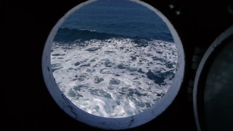 Looking Through Ship Window Stock Footage Video (100% Royalty-free ...