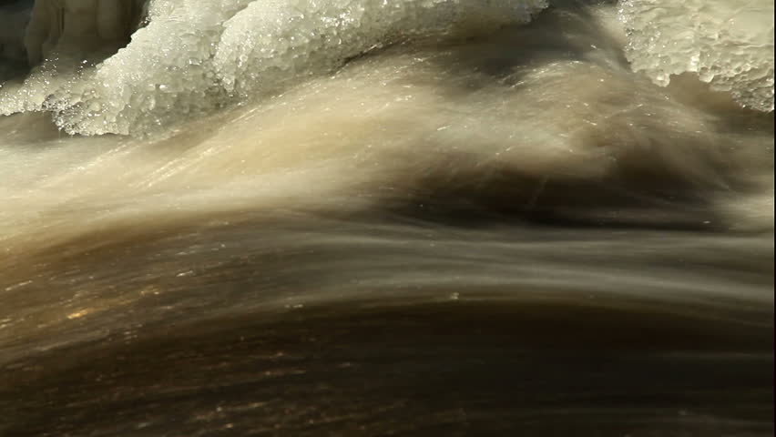 fast moving water stream 2 shot Stock Footage Video (100% Royalty-free ...