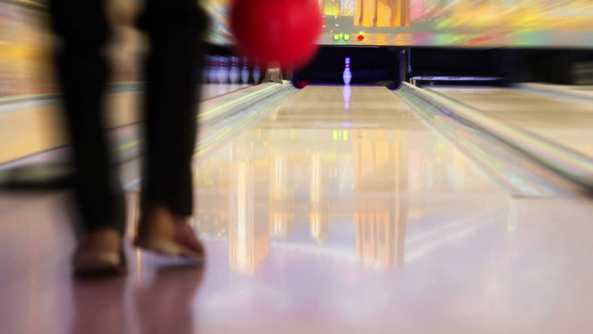 Hd : Professional Bowling Player Stock Footage Video (100% Royalty-free ...