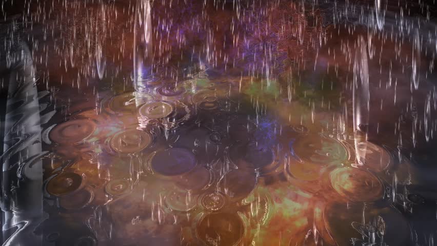 Surreal Rain Animation Stock Footage Video (100% Royalty-free) 3601499 ...
