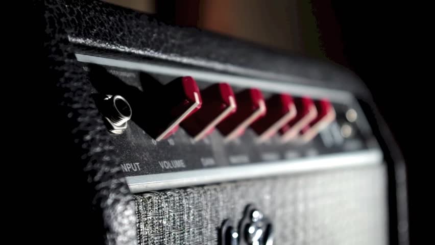 electric guitar being plugged into amplifier Stock Footage Video (100% ...