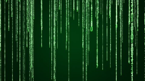 Falling Numbers Binary Code Stock Footage Video (100% Royalty-free ...