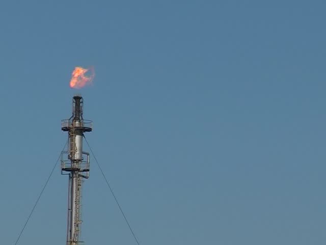 Gas Flares and Burn Off Stock Footage Video (100% Royalty-free) 36102 ...