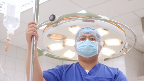 Nurse Pushing Stretcher Out Operating Room Stock Footage Video (100% ...