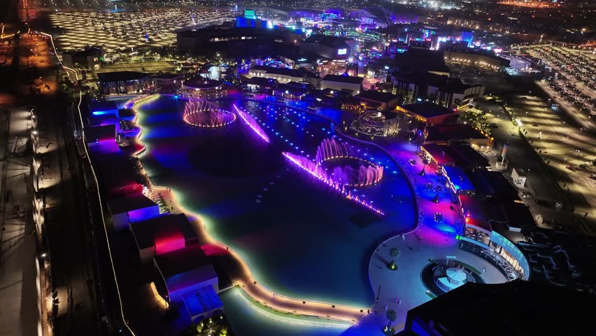 82 Boulevard World Riyadh Stock Videos