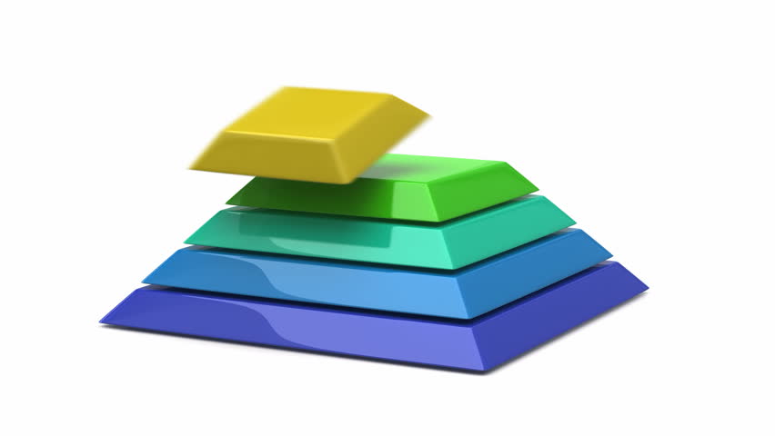 animation colorful pyramid Stock Footage Video (100% Royalty-free ...