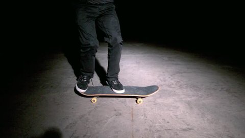 Closedup Skater Doing Double Kickflip Trick 库存影片视频（100% 免版税）3623801 ...