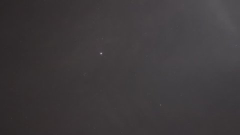 Time Lapse Jupiter Moving Through Night Stock Footage Video (100% ...