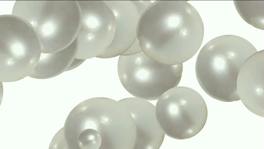 liquid bubbles levitation 3d render smooth Stock Footage Video (100% ...