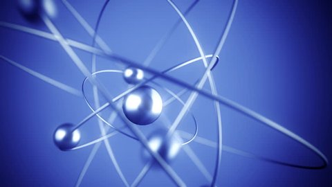 Seamlessly Looping Animation Atom Stock Footage Video (100% Royalty ...