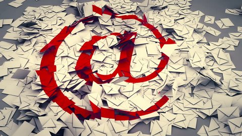Letters Falling On Ground Forming Sign Stock Footage Video (100% ...