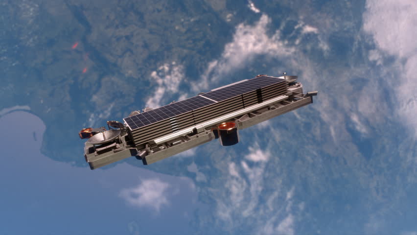Starlink Satellite Deploying Solar Panel in Space | freepik