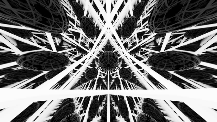 sphere inside mirror cube Stock Footage Video (100% Royalty-free ...