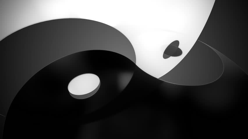 yin yang symbol animation loopable Stock Footage Video (100% Royalty ...