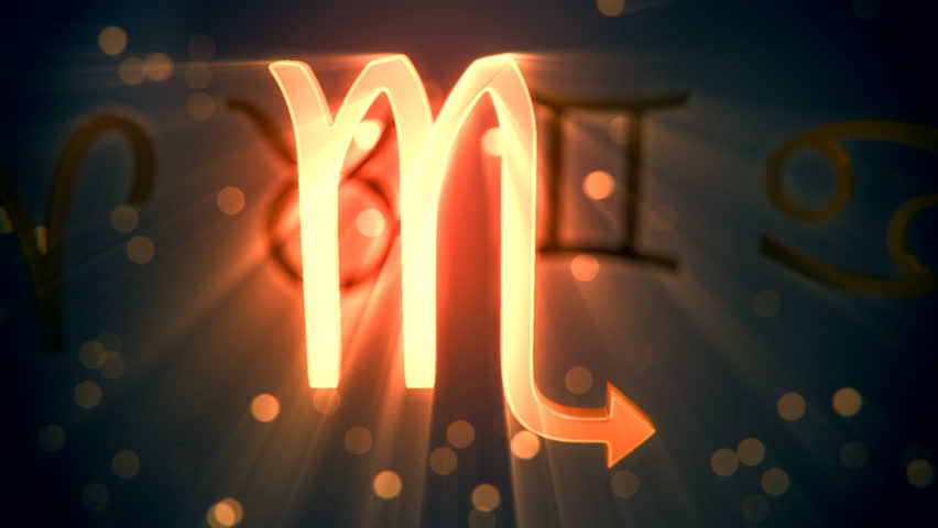 animation scorpio zodiac sign Stock Footage Video (100% Royalty-free ...